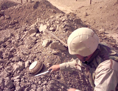 Iraq: IED's.